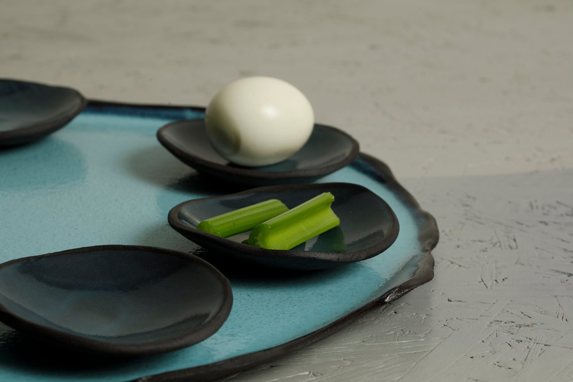 Blue Ceramic Seder Plate - The Weitzman Museum Store