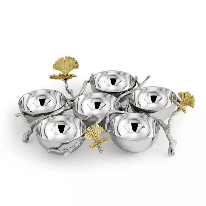 Butterfly Ginko Seder Plate-Michael Aram - The Weitzman Museum Store