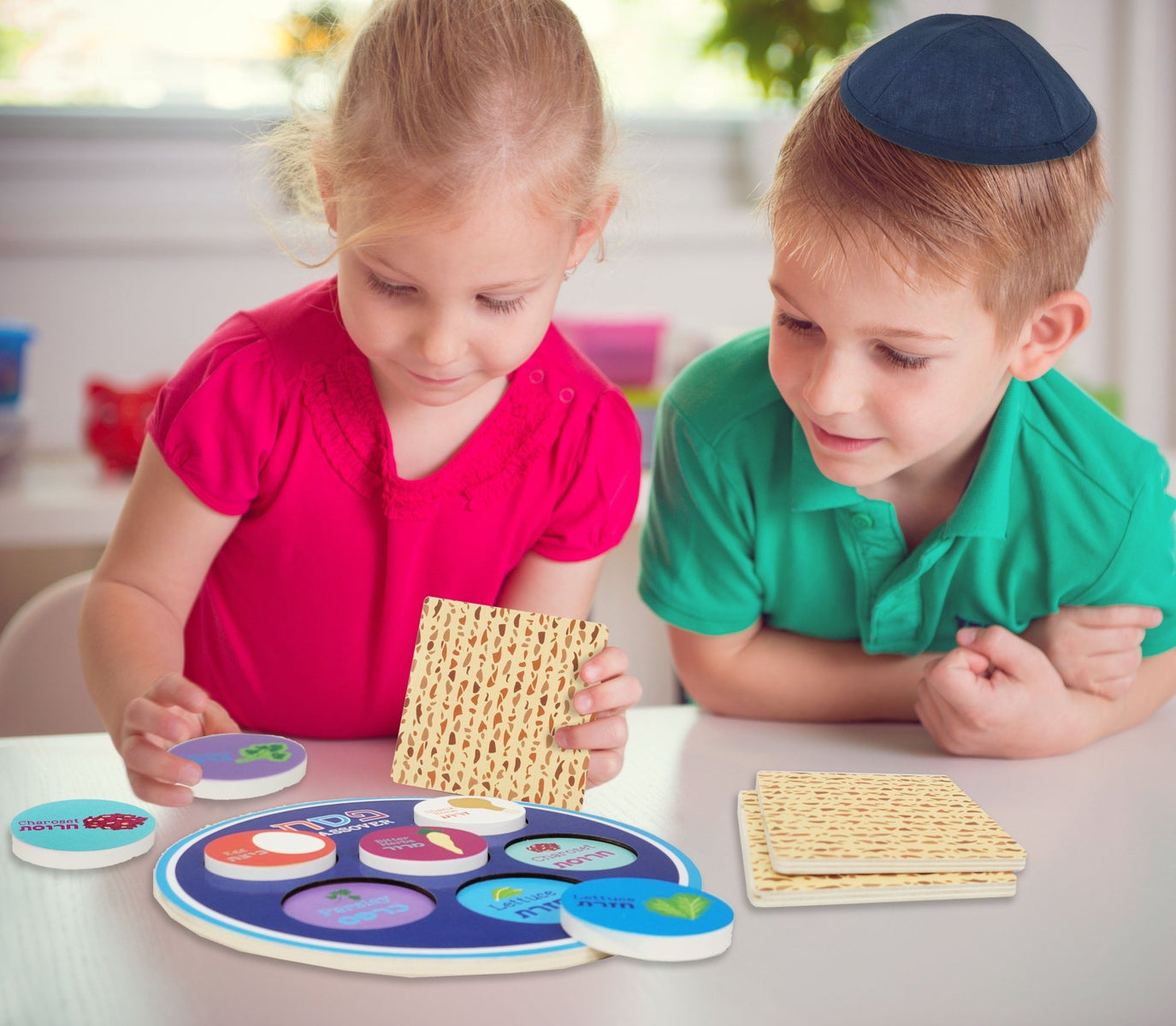 Deluxe Passover Wood Seder Set - The Weitzman Museum Store