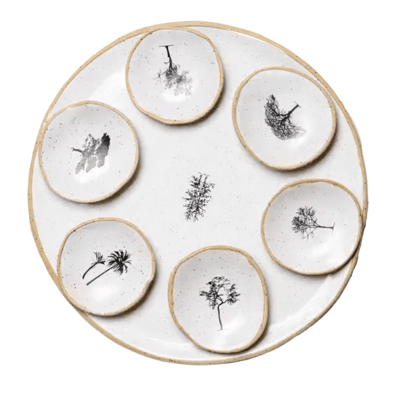 Israeli Trees Seder Plate - The Weitzman Museum Store
