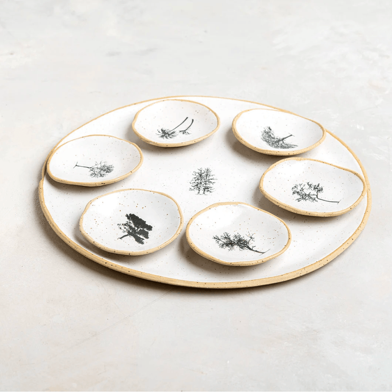 Israeli Trees Seder Plate - The Weitzman Museum Store