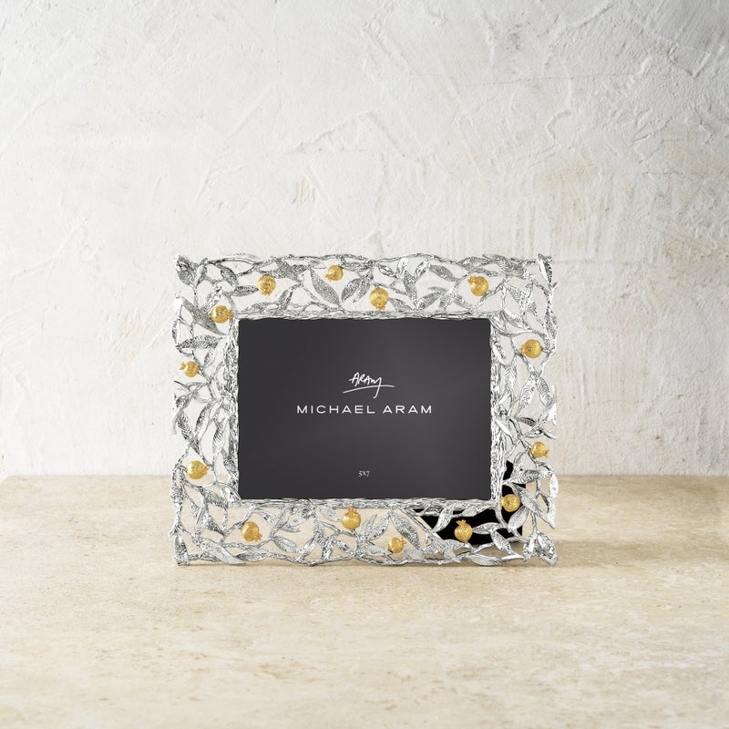 Pomegranate Silver/Gold 5x7 Frame - The Weitzman Museum Store