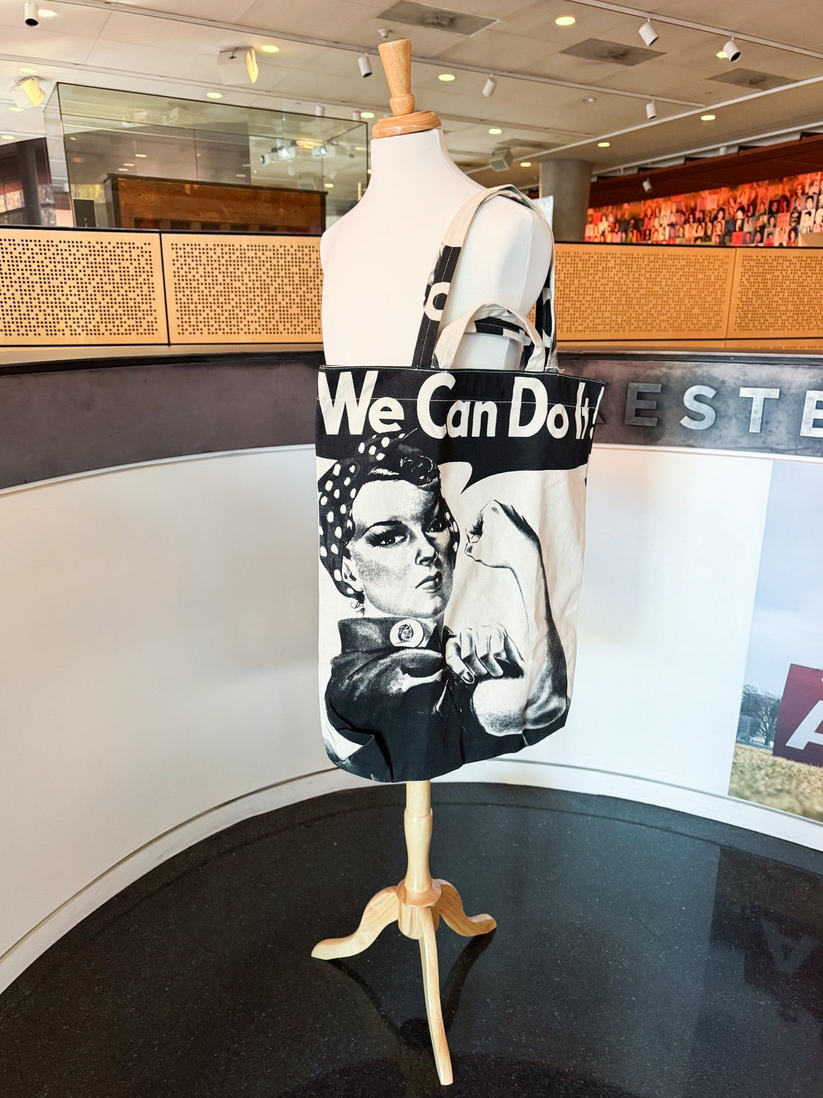 Rosie We Can Do It Jumbo Bag - The Weitzman Museum Store