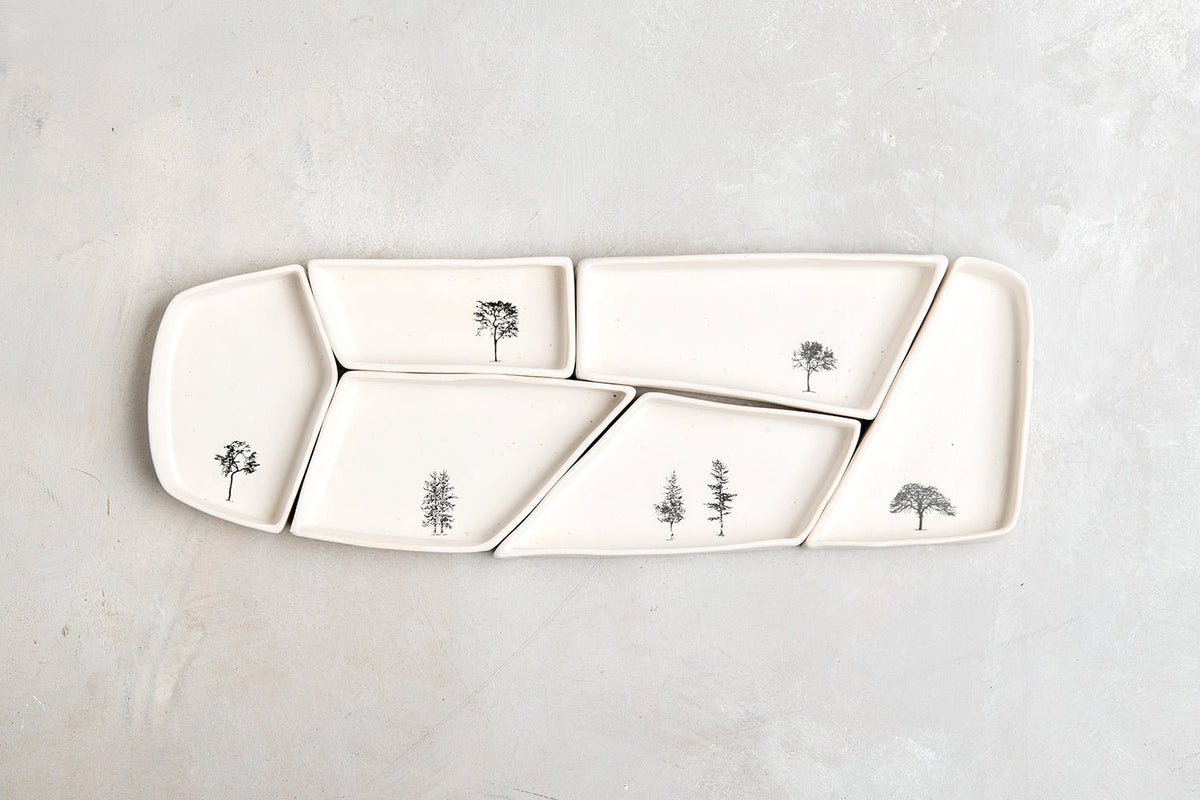 Trees of Israel Modular Seder Plate - The Weitzman Museum Store